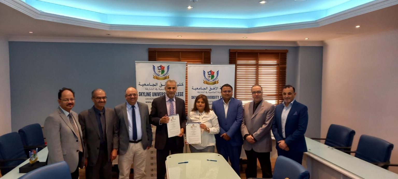 Signing of MOU with Skyline University College (SKU) Sharjah, UAE ...